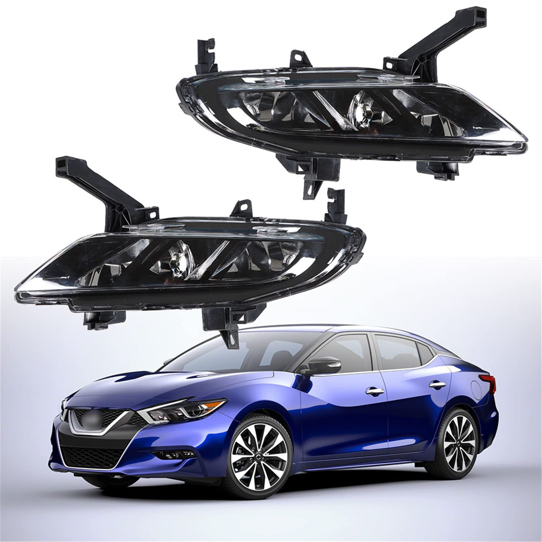 Amazon.com: WFLNHB Fog Lights Assembly Replacement for 2016-2019 Nissan ...
