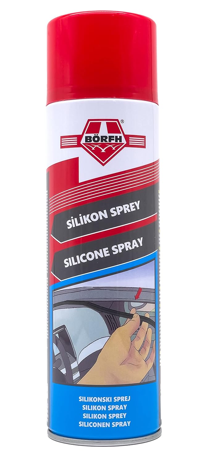 BÖRFH Silikonspray (500ML) - Silikonschmiermittel für Tür- und Scharniere, Formentrennung in der ...