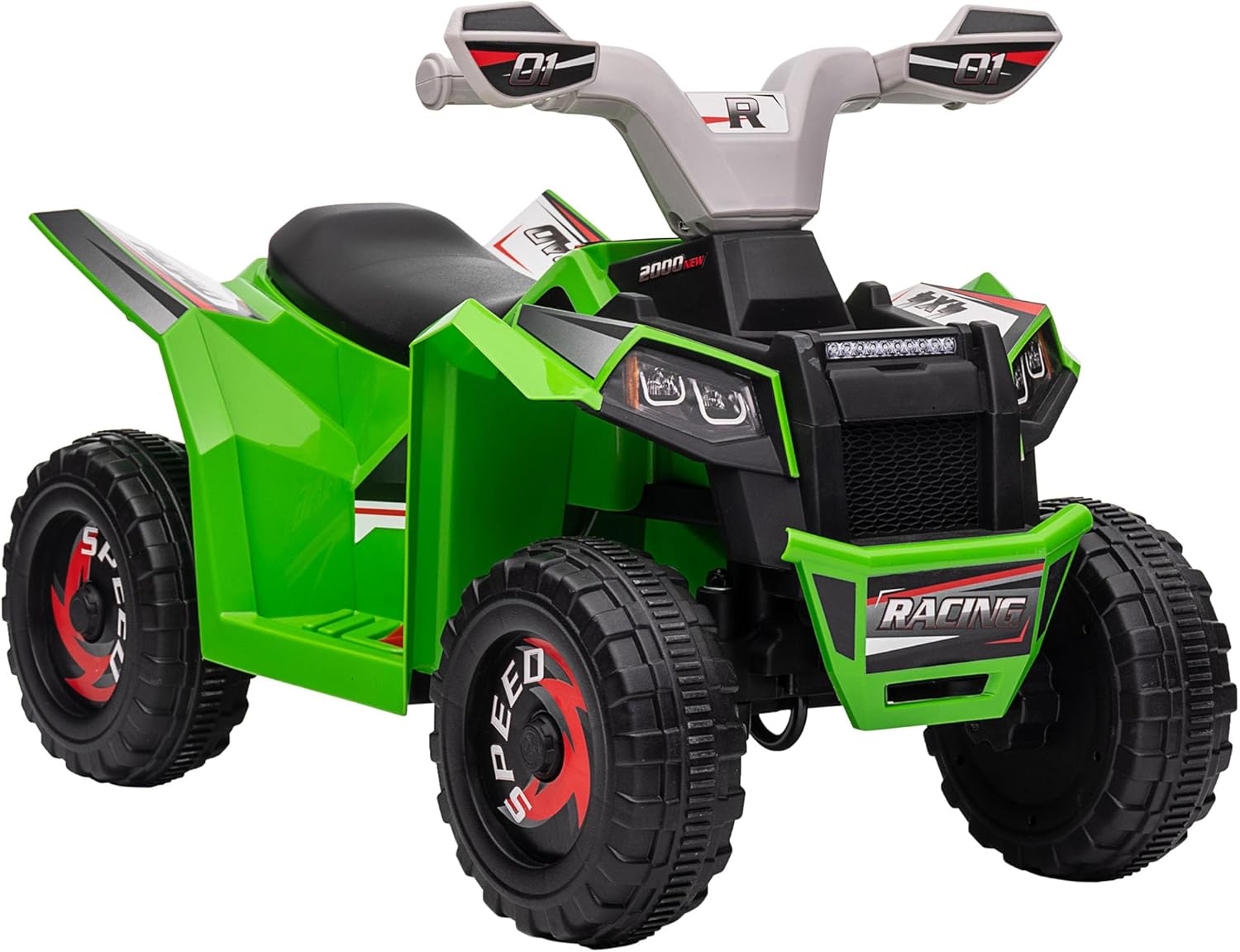 Amazon.com: Aosom Kids ATV Quad Car, 6V Four-Wheeler Ride on Toy for ...