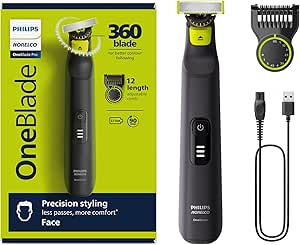 Amazon.com: Norelco Philips OneBlade 360 Pro Hybrid Electric Shaver ...