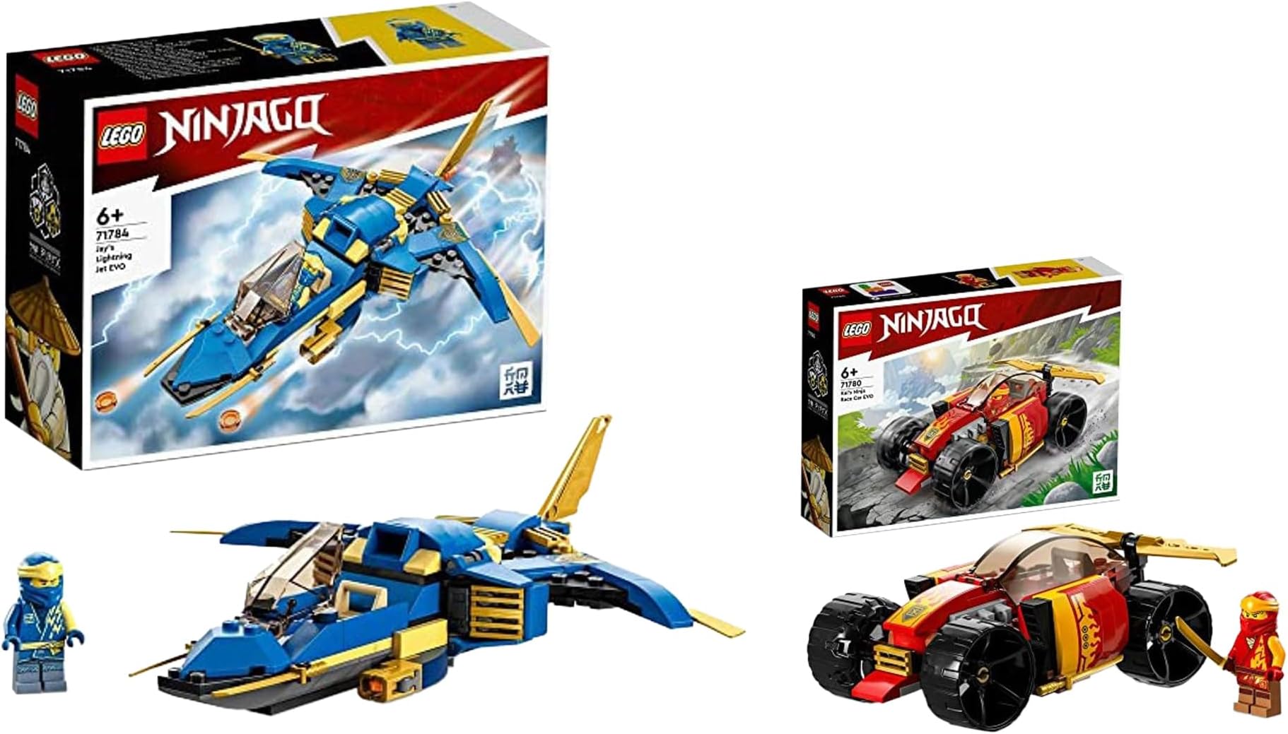 LEGO Ninjago Jay'S Lightning Jet Evo 71784 Building Toy Set (146 Pieces ...