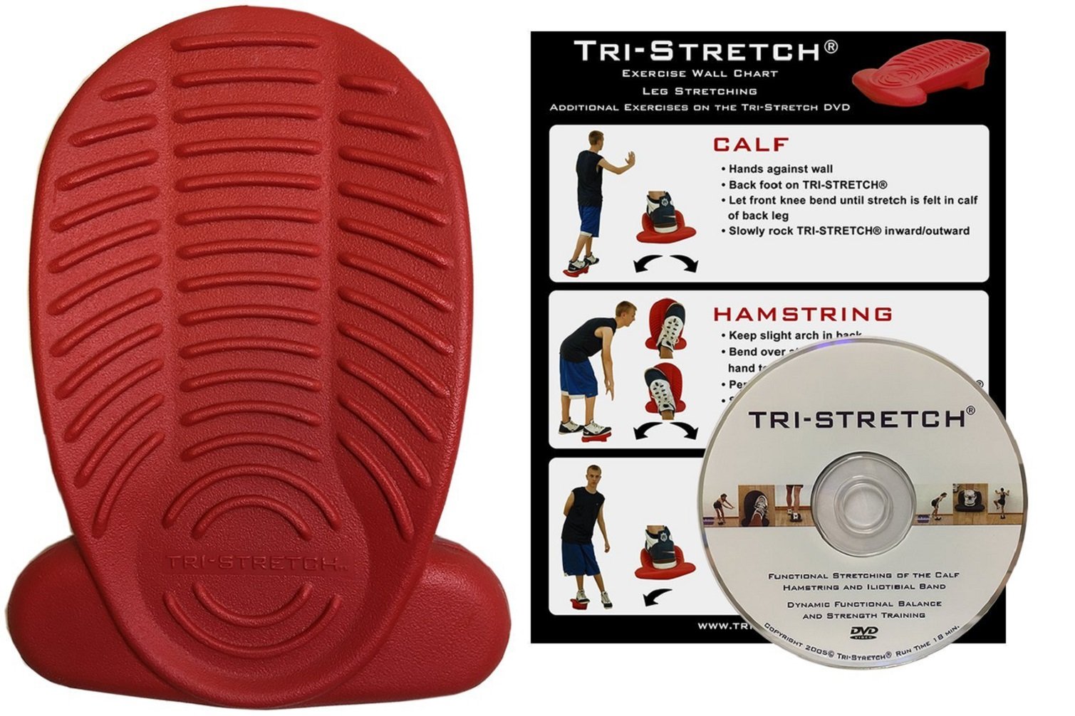 Buy TRI-Stretch Balance Pad for Calf Stretch, Hamstring Stretch, IT ...