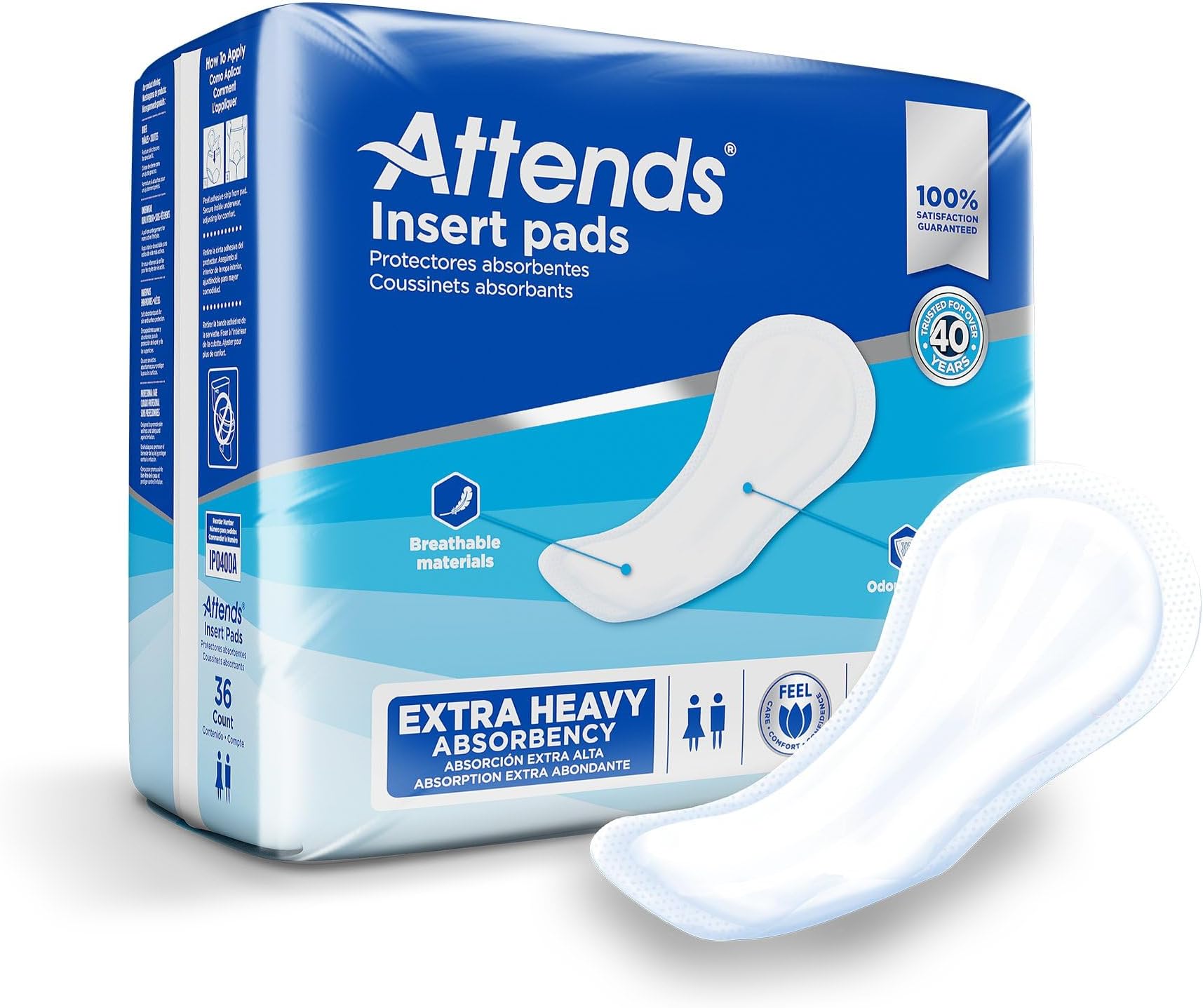 Amazon.com: Polymer Core Incontinence Liner Insert Pad 16-1/2 Inch ...