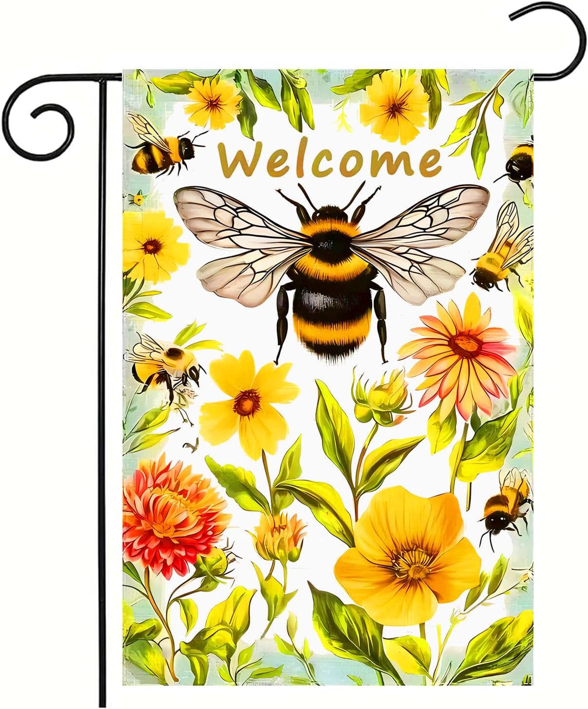 Amazon.com : Spring Summer Garden Flag 12x18 Inch Double Sided Welcome ...