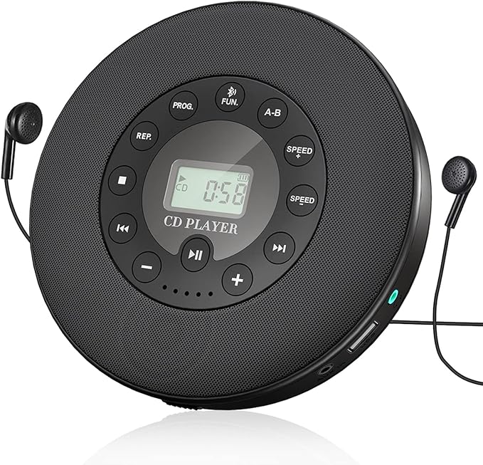 Amazon.com: Rechargeable Portable Bluetooth CD Player : Electronics