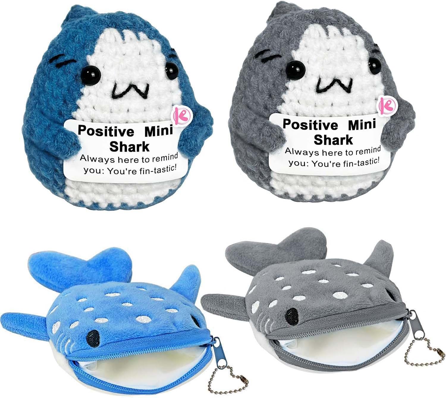 Amazon.com: Krinisou Shark Gifts for Shark Lover Women, Positive ...