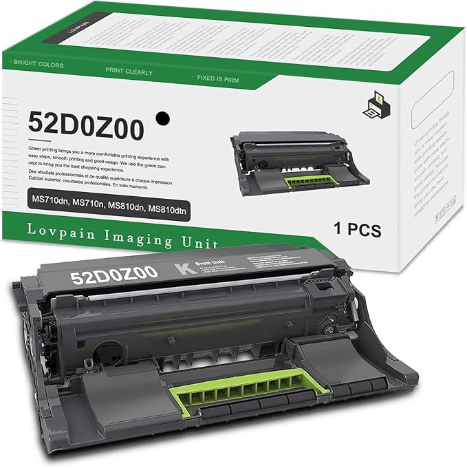 Amazon.com: 52D0Z00 Black Imaging Unit(1-Pack) - Lvan Compatible ...