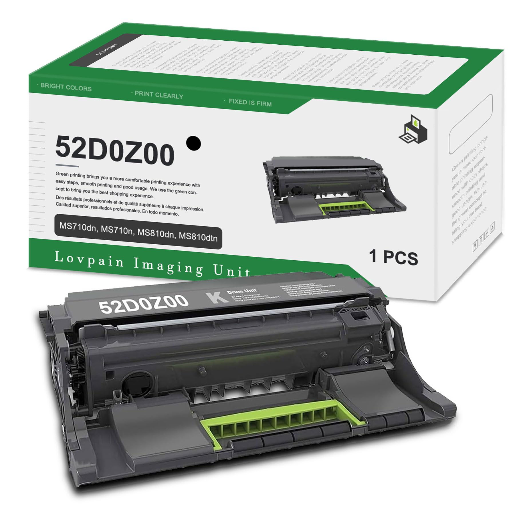 Amazon.com: 52D0Z00 Imaging Unit Toner Compatible 520Z Drum Unit ...