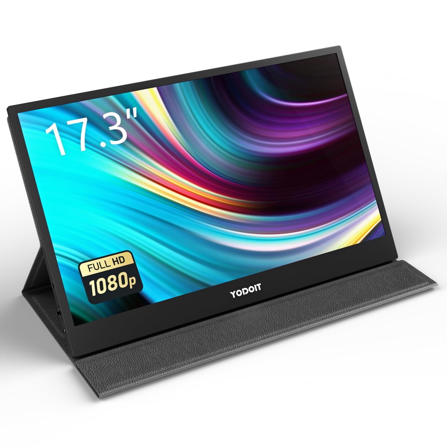 Yodoit Portable Monitor 17.3" 1920×1080 FHD Monitor Screen IPS Display ...