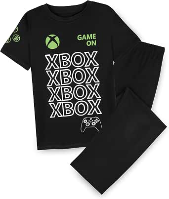 Amazon.com: Xbox Boys Pyjamas, Gaming Pyjamas for Kids, Gamer Gifts ...