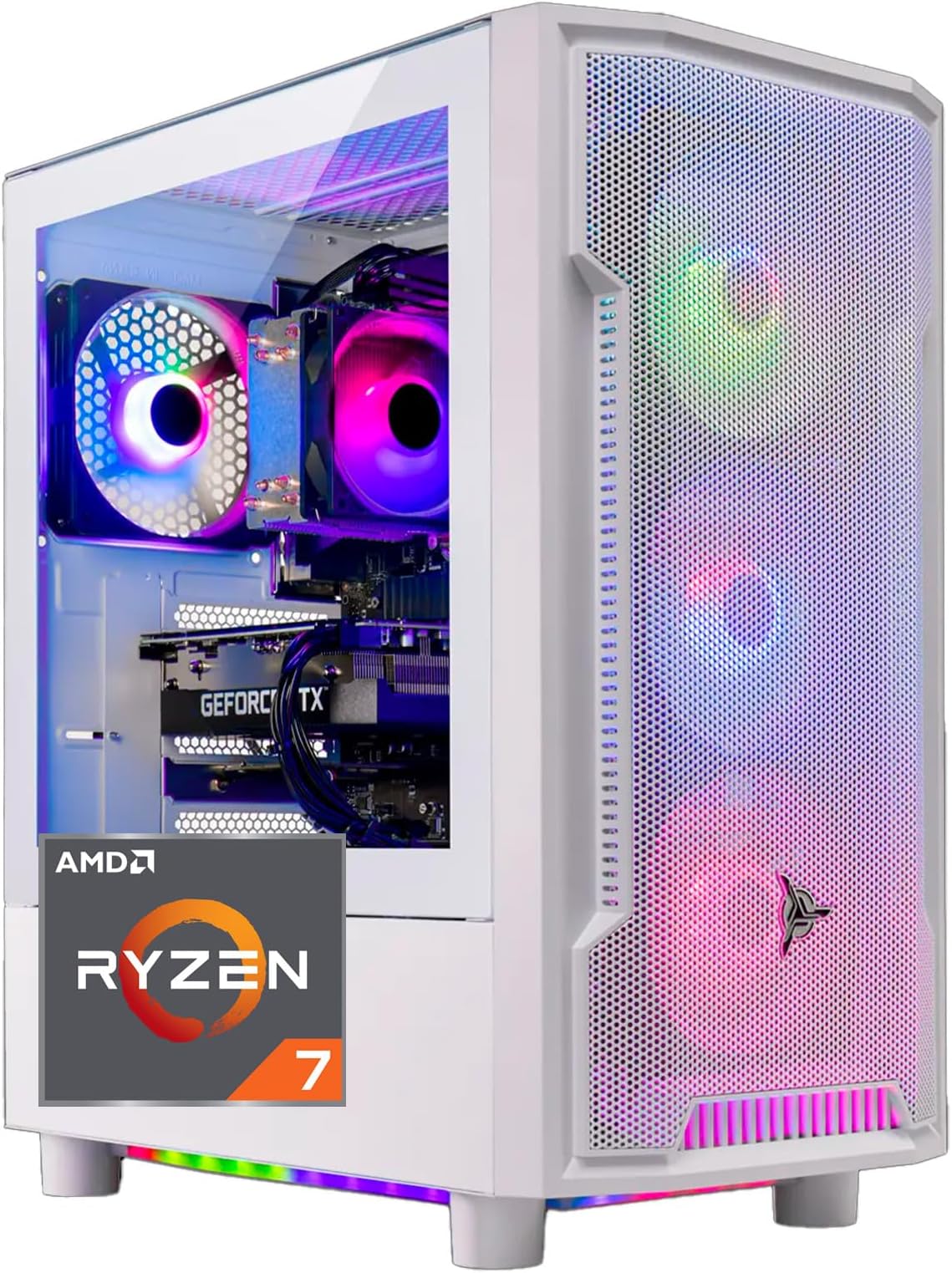 Amazon.com: ViprTech Rebel 4.0 Gaming PC - AMD Ryzen 7 (4.1Ghz Turbo ...