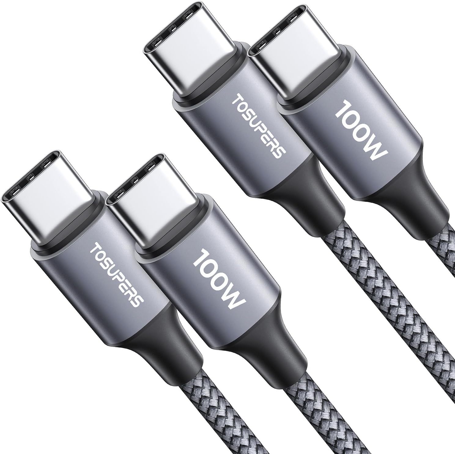 Amazon.com: etguuds USB C to USB C Cable 6ft, 2-Pack, 60W USBC to USBC ...