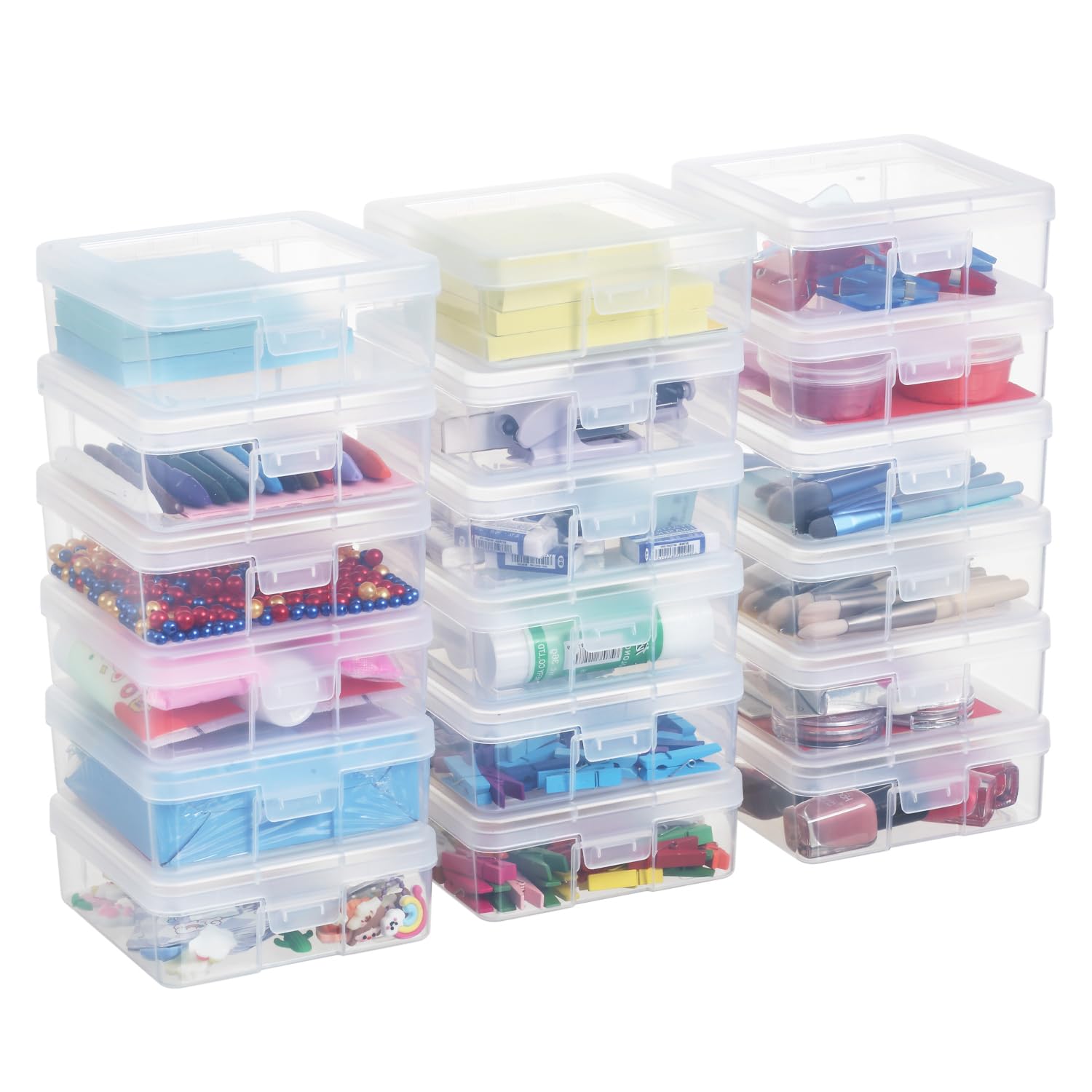 Snapklik.com : OMNISAFE 18 Pack Small Colored Plastic Hobby Art Craft ...