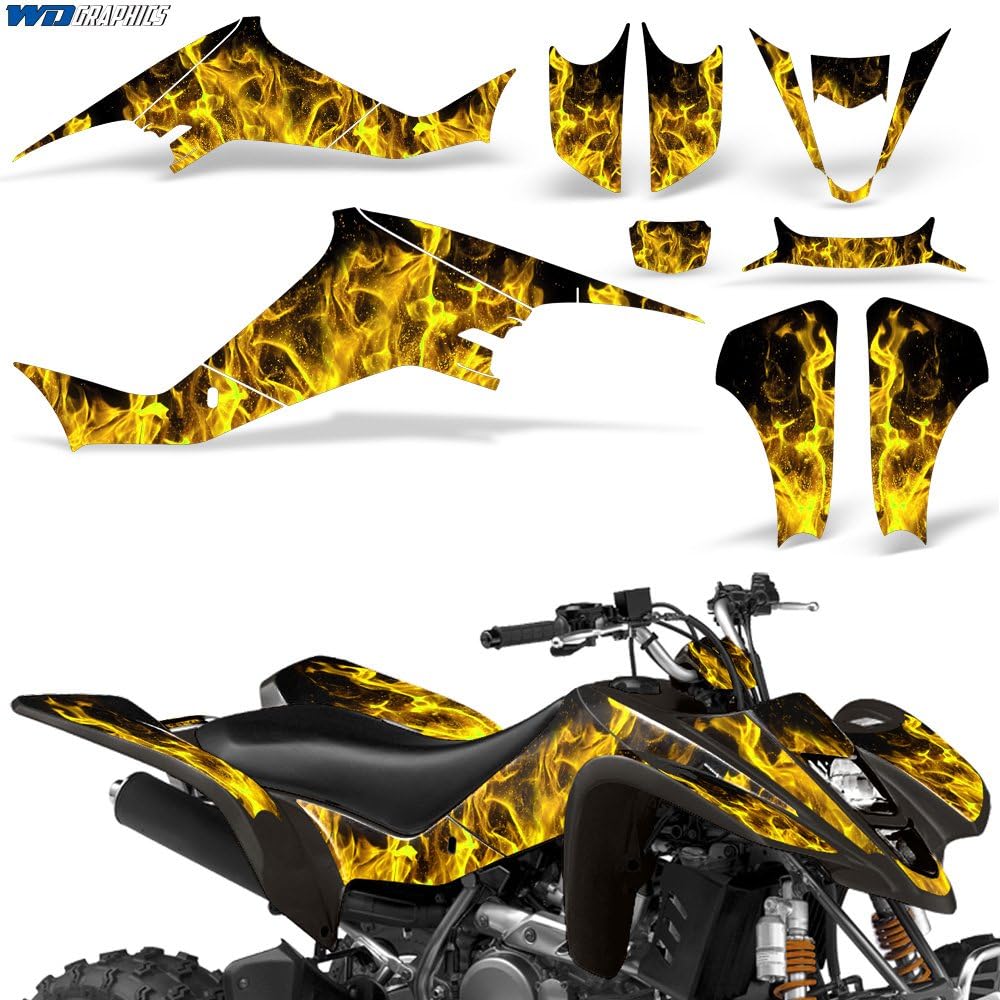 Amazon.com: Wholesale Decals ATV Graphics kit Sticker Decal Compatible ...