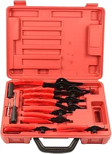 Amazon.com: Qbace 10pc Set Circlip / Snap Ring Pliers : Automotive