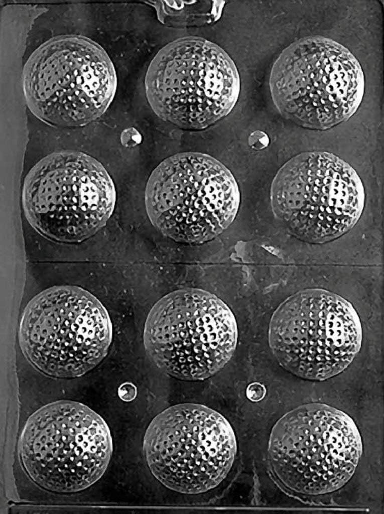Amazon.com: Dress My Cupcake Chocolate Candy Mold, Golf Ball Lollipop ...