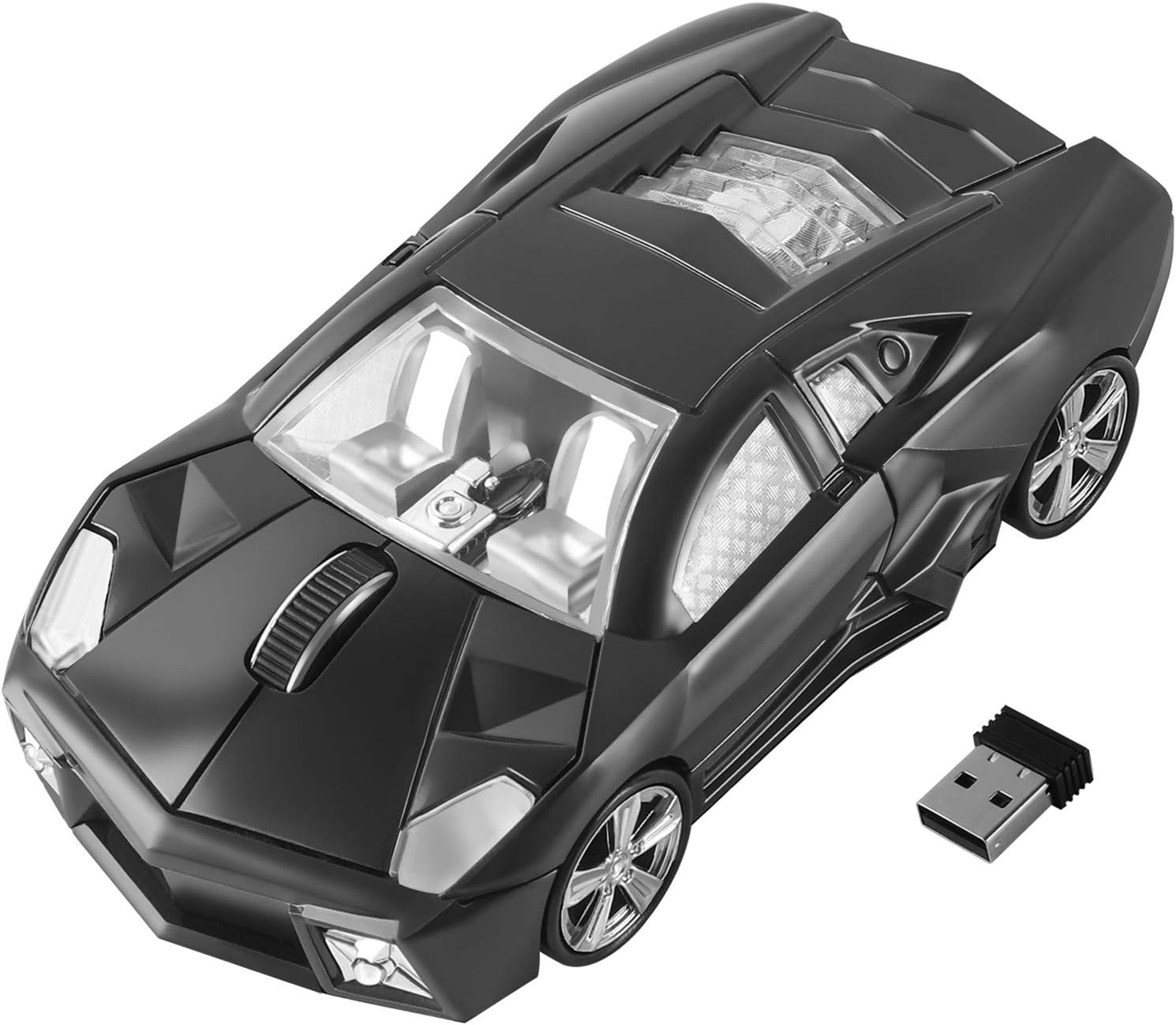 Amazon.com: FIRSTMEMORY Car Mouse Wireless, 2.4G Cool Sport Race Car ...