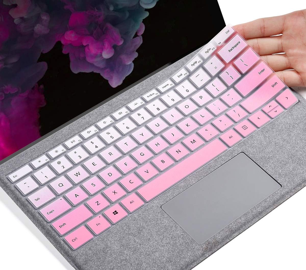 Amazon.com: CaseBuy Keyboard Cover for 2022 New Microsoft Surface Pro 7 ...