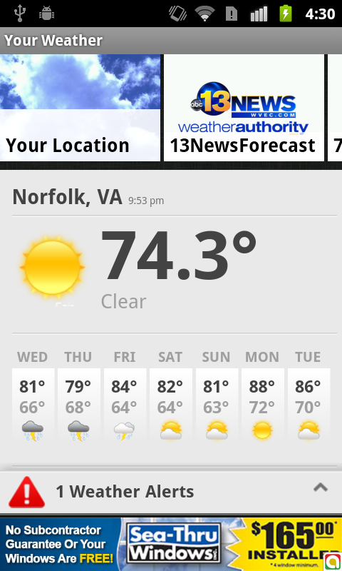 Severe Weather - WVEC Norfolk - App on Amazon Appstore