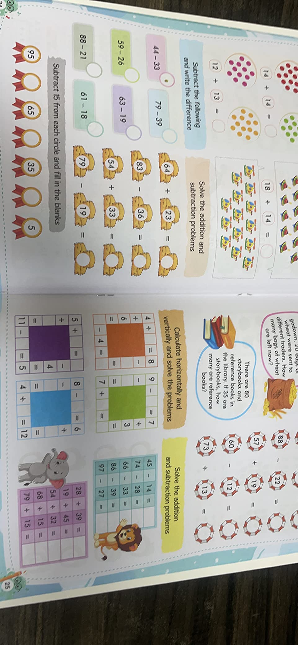 Math Activity Book for Kids - 200+ Addition and Subtraction for Age 3 ...