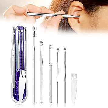 Buy KILO COOL HVAC Ear Wax Cleaner - Resuable Ear Cleaner Tool Set with ...