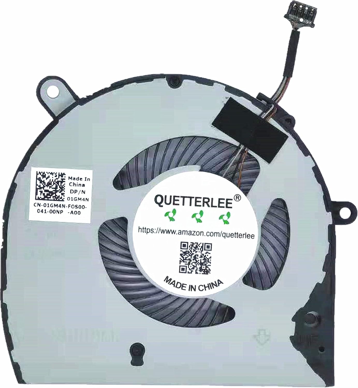 Amazon.com: QUETTERLEE Replacement New Laptop CPU Cooling Fan for Dell ...