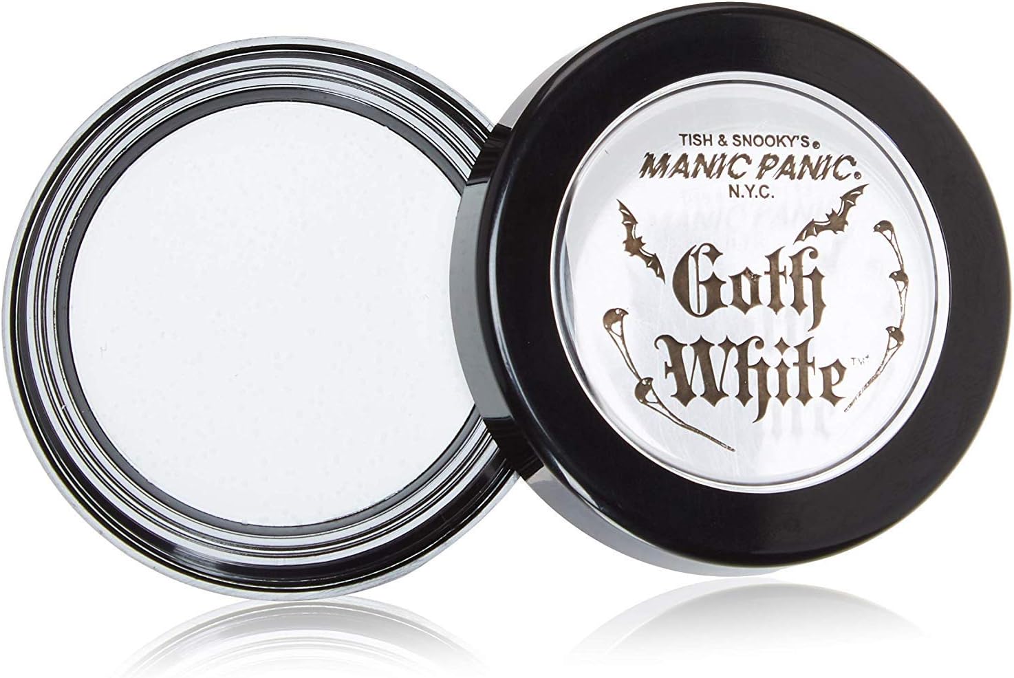 Amazon.com : MANIC PANIC Goth White Cream To Powder Foundation : Beauty ...
