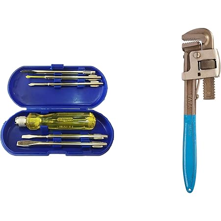 Tata Agrico Home Tools Set (5 in 1 Screwdriver Set with neon tester ...