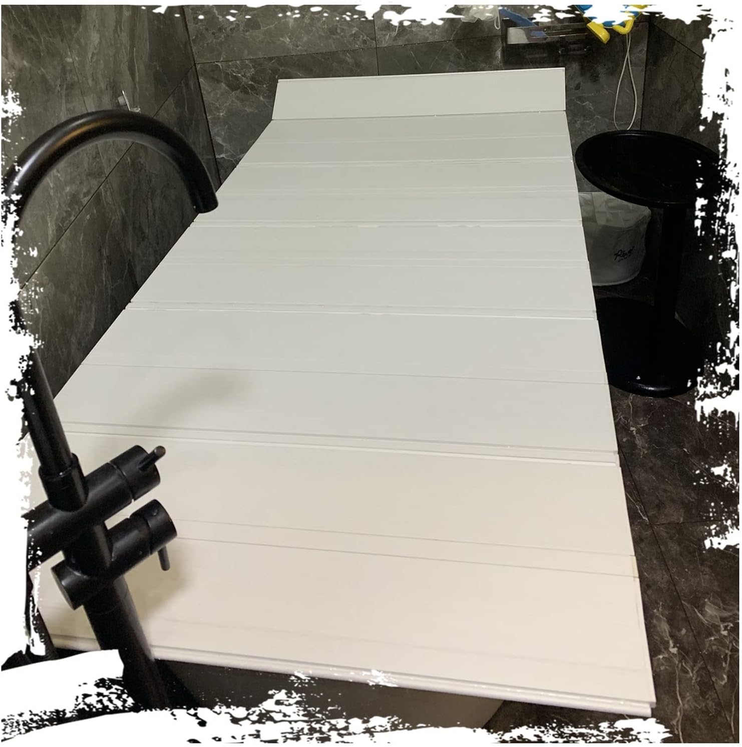 Amazon.com: Bathtub Tray Foldable Bathtub Tray Bathtub Insulation Cover ...