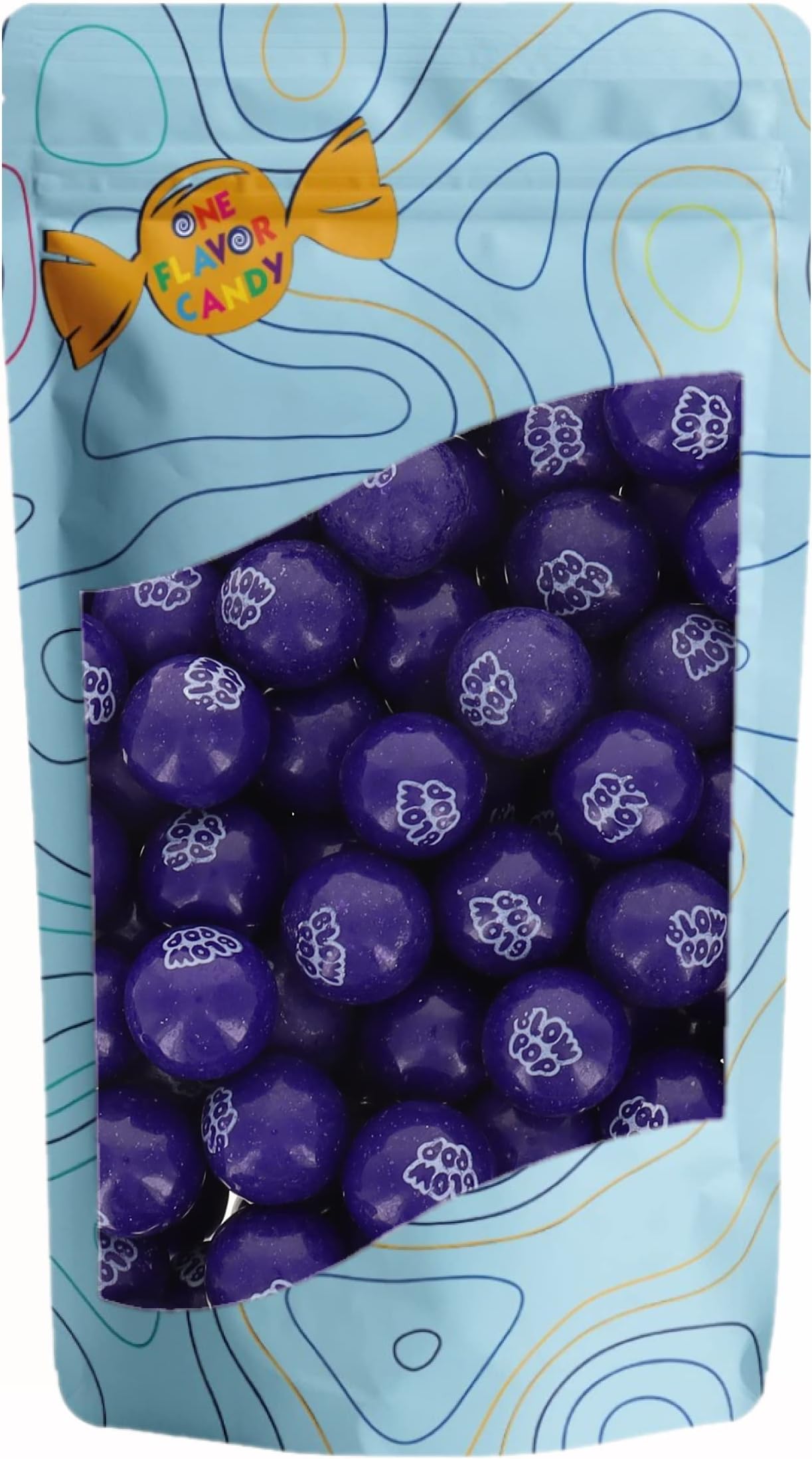 Amazon.com : One Flavor Candy Charms Blow Pop Gumball With Crushed ...