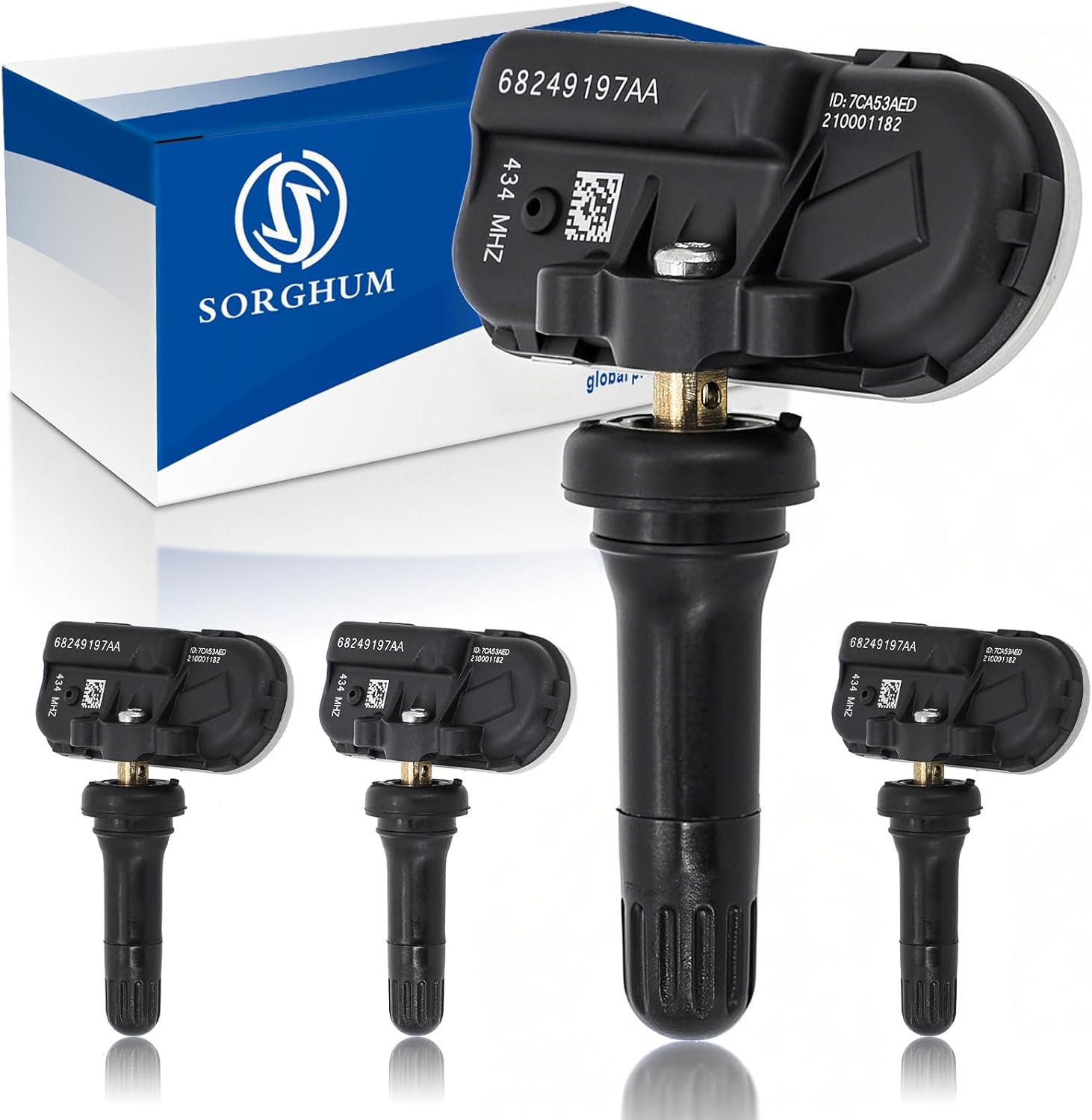 Amazon.com: Sorghum Tire Pressure Monitoring System - Pre-Programmed ...