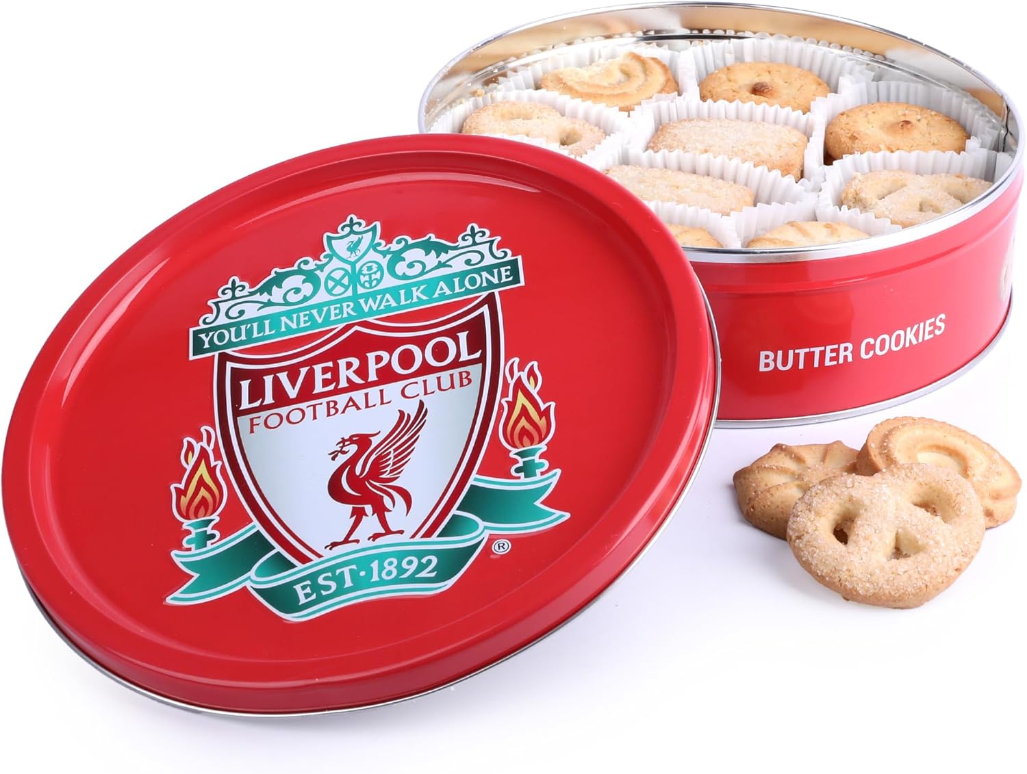 FC Liverpool Danish Butter Cookies 340g – Classic Butter Biscuits in ...