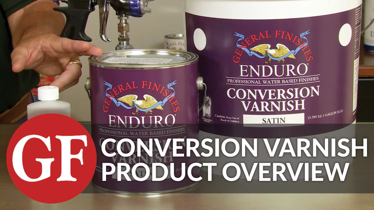 Watch Water Based Conversion Varnish | General Finishes on Amazon Live