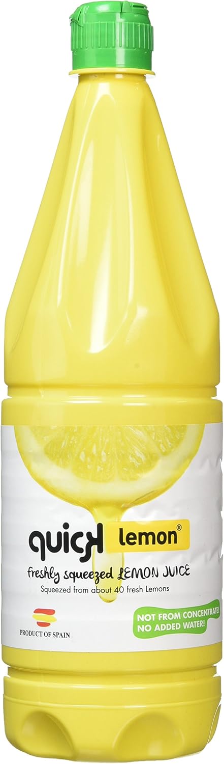 Quick Lemon Juice - Not from Concentrate 1000ml/1 Litre (Pack of 2 ...