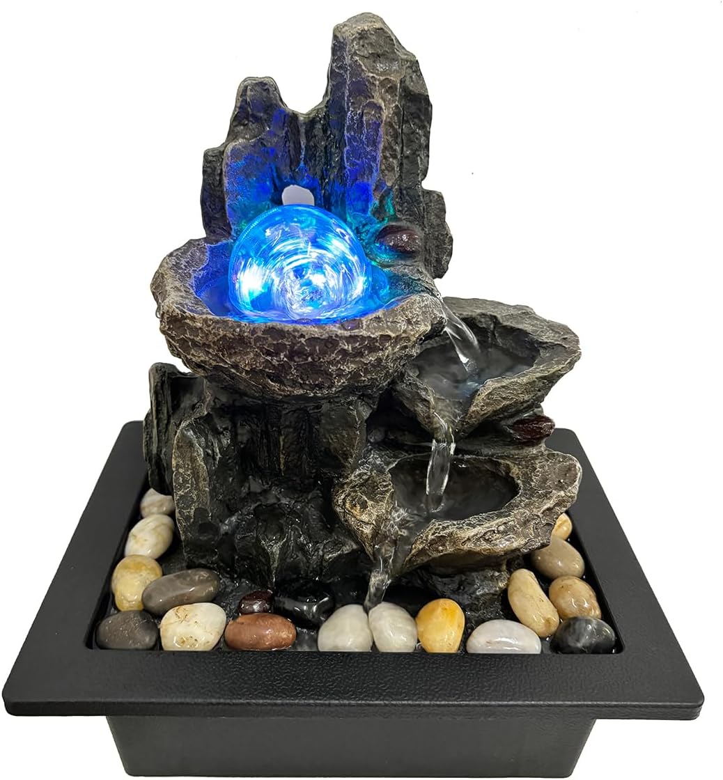 Amazon.com : Alpine Corporation WCT202 Indoor Tabletop Tiered Water ...