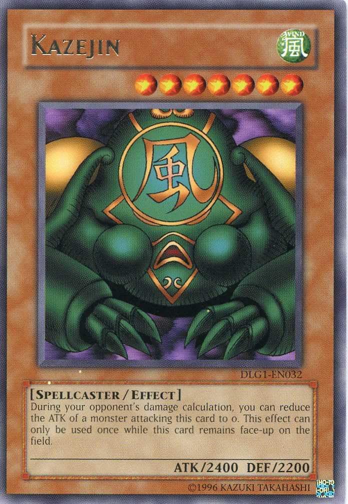 Amazon.com: Yu-Gi-Oh! - Kazejin (DLG1-EN032) - Dark Legends - Unlimited ...