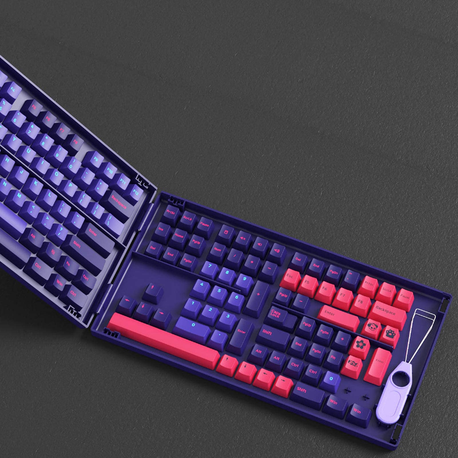 Akko Neon 157-Key Cherry Profile PBT Double-Shot Full Keycap Set for ...