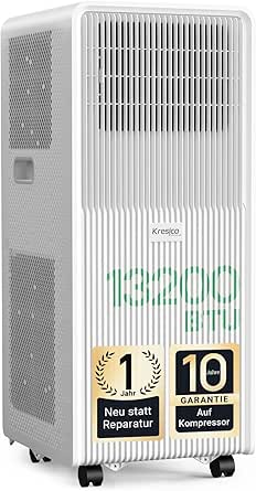 KresicoKlima Mobile Klimaanlage 13200 BTU, Klimaanlage mobil mit ...