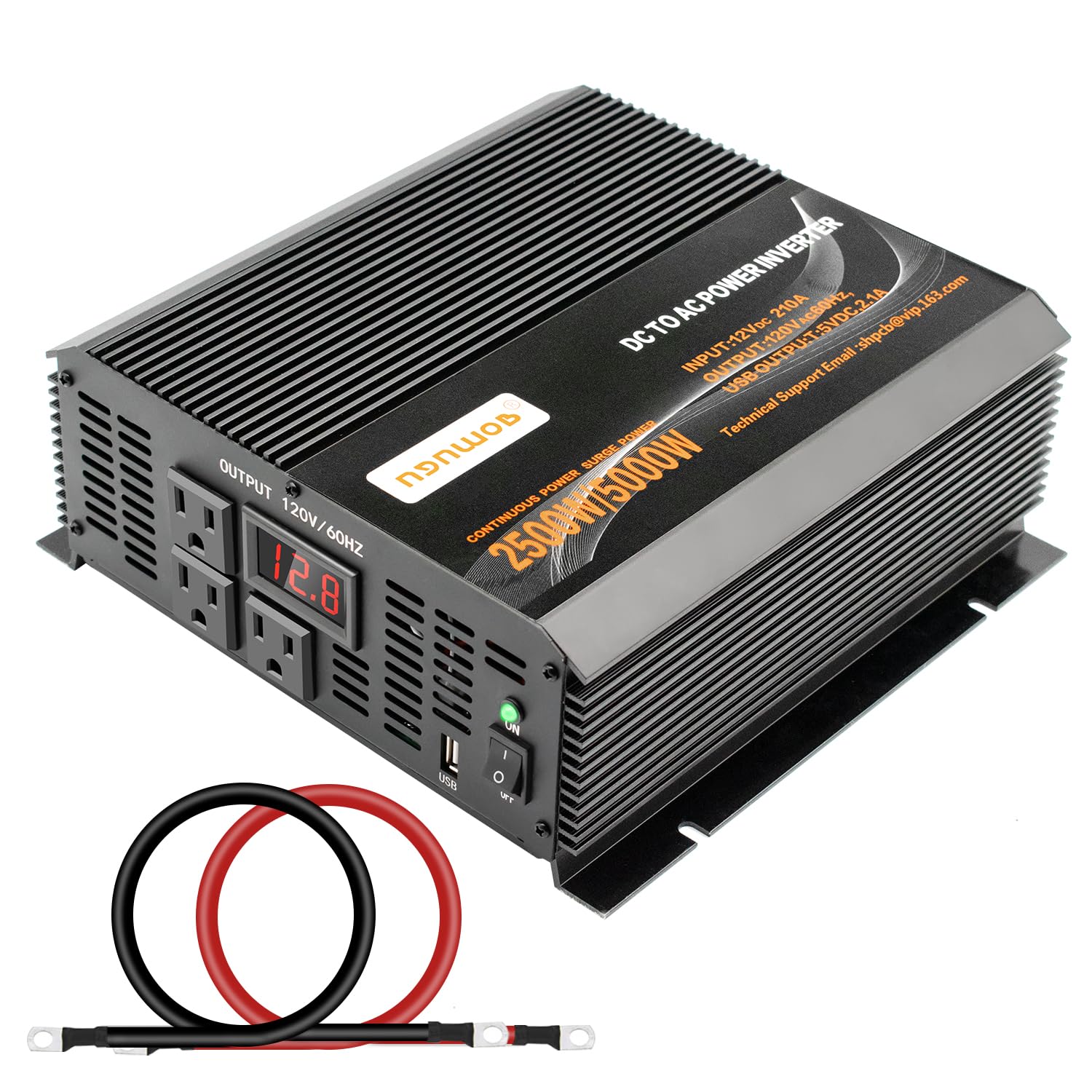 Amazon.com: MKLIHFD 2500 watt Inverter Modified Wave car Power Inverter ...
