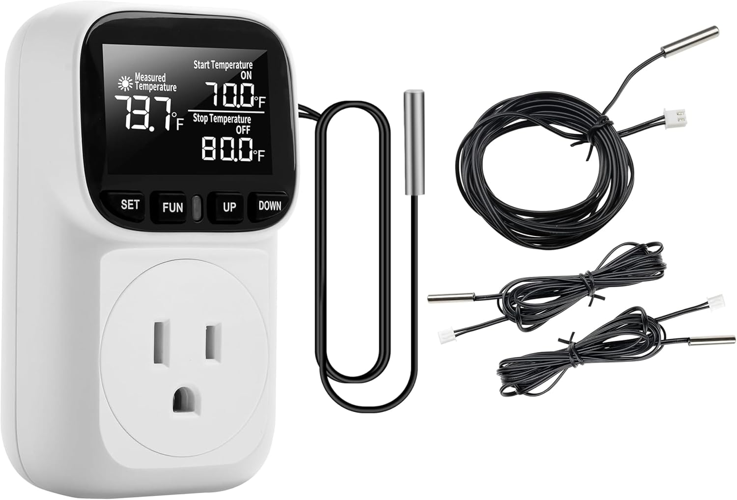 Amazon.com: diymore 10K Temperature Sensor Probe 10K 2Meter Temperature ...