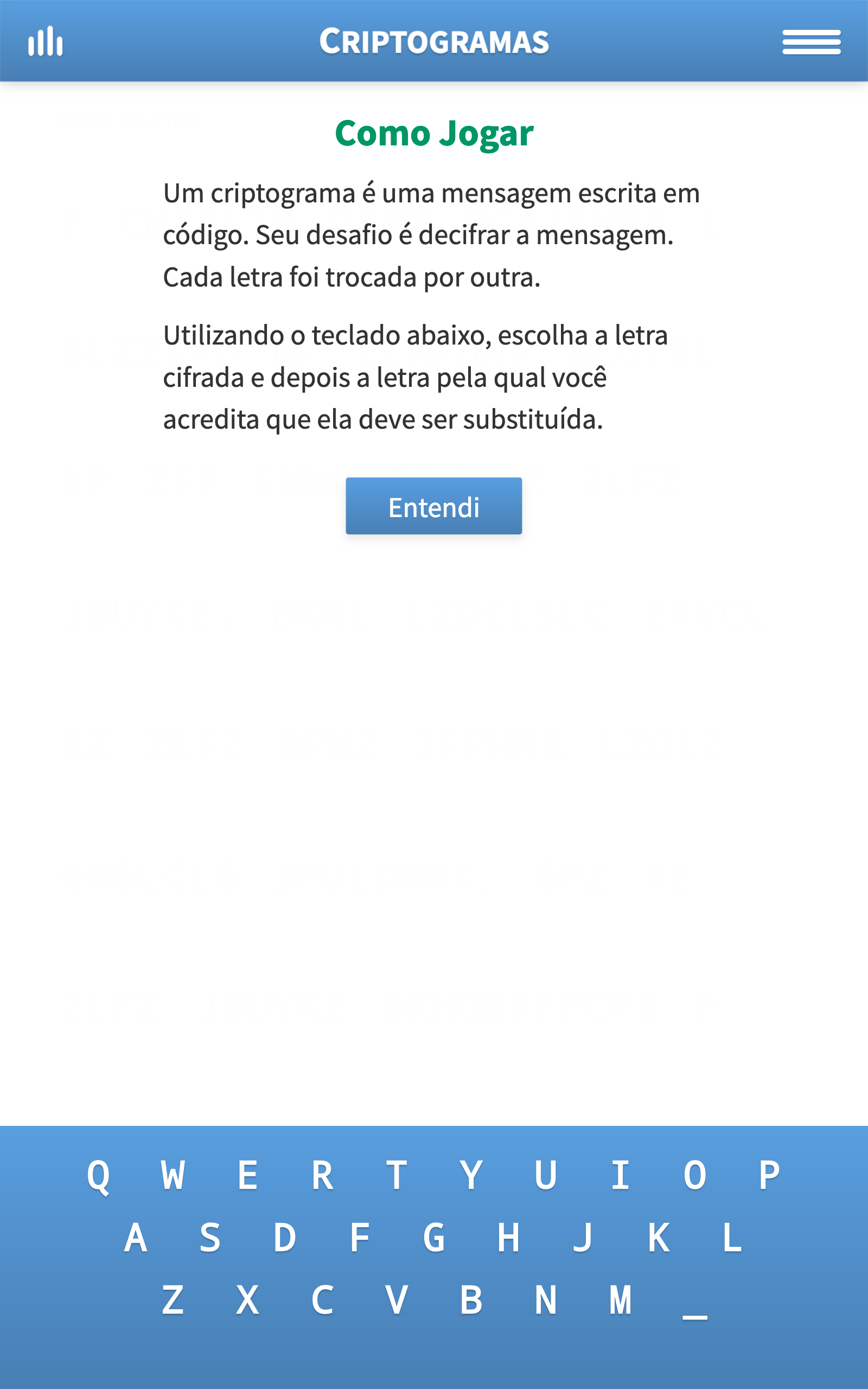 Criptogramas - Aplicativo na Amazon Appstore