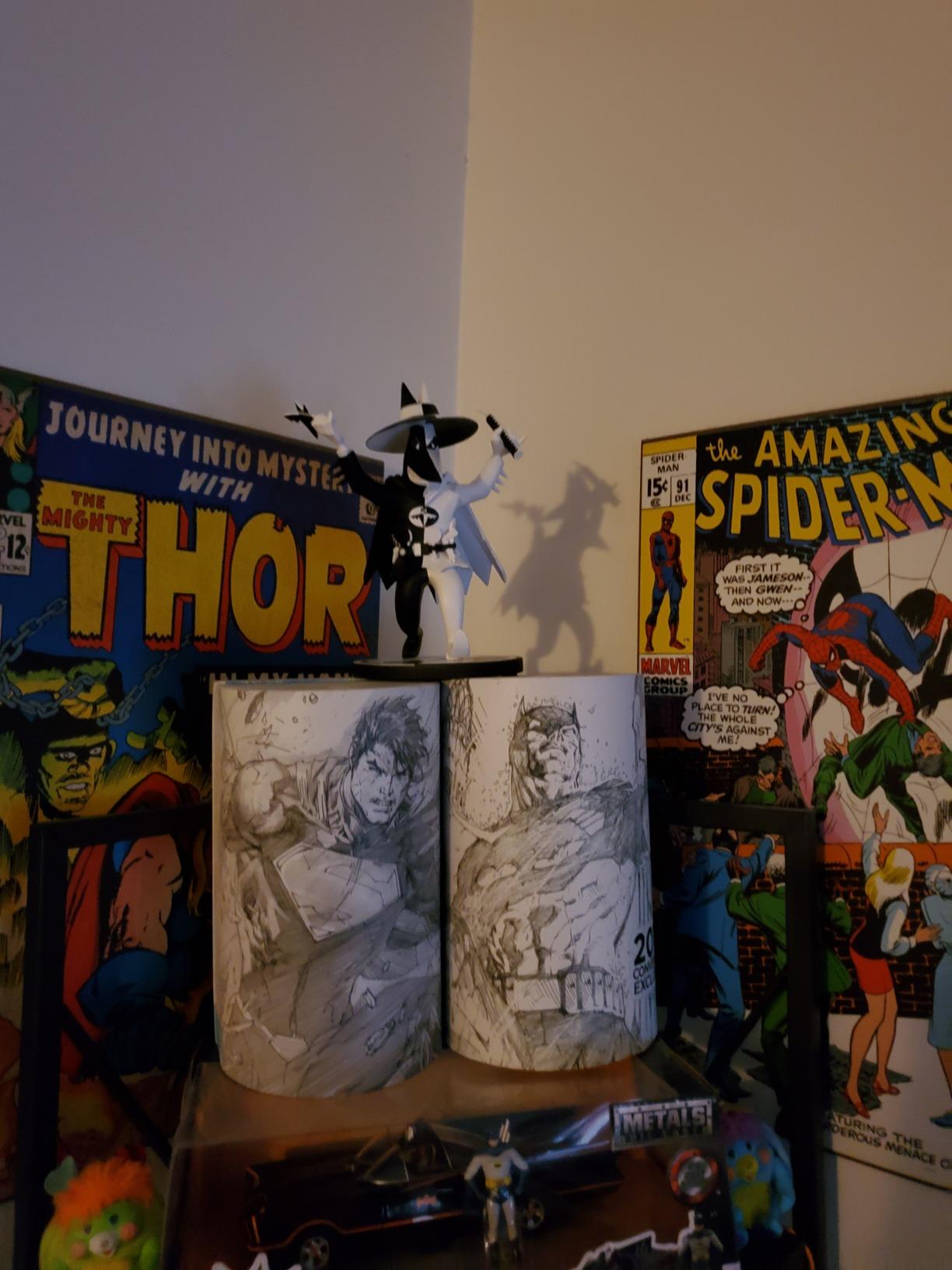 Amazon.com: Entertainment Earth Batman Black & White Batman/Spy by ...