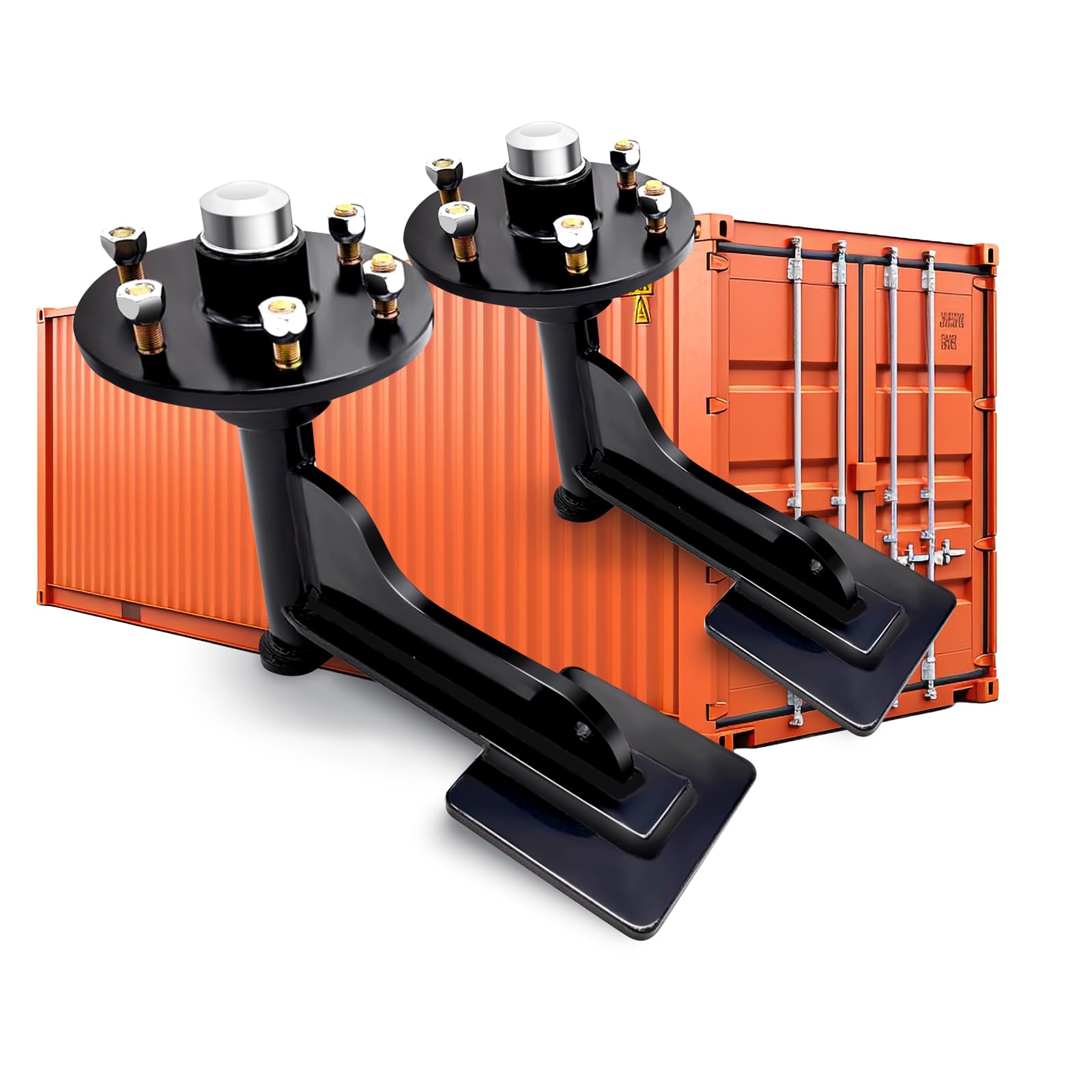 Buy RoloTippi 2-Pack Shipping Container Wheels Kit 6-Lug Bolt On Wheels ...