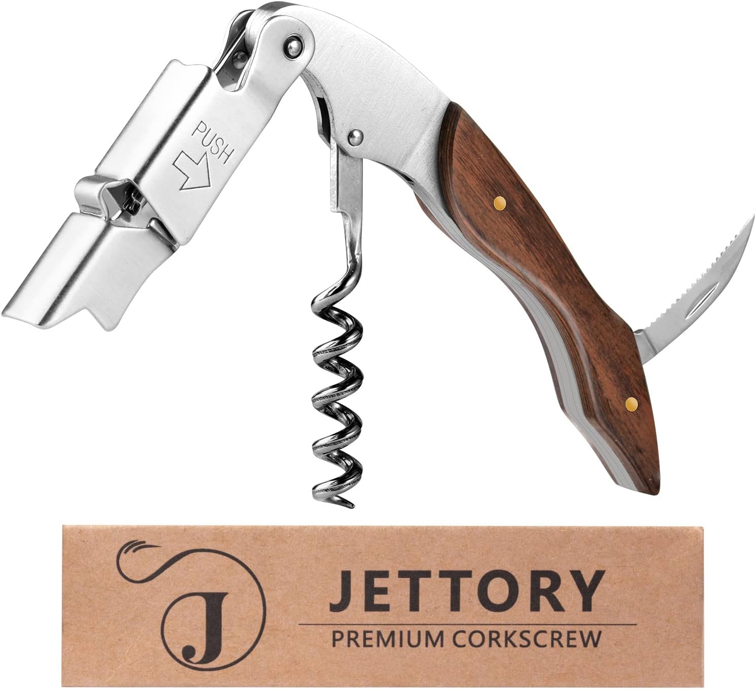 Amazon.com: YFS Professional Waiter Corkscrew with Foil Cutter and ...