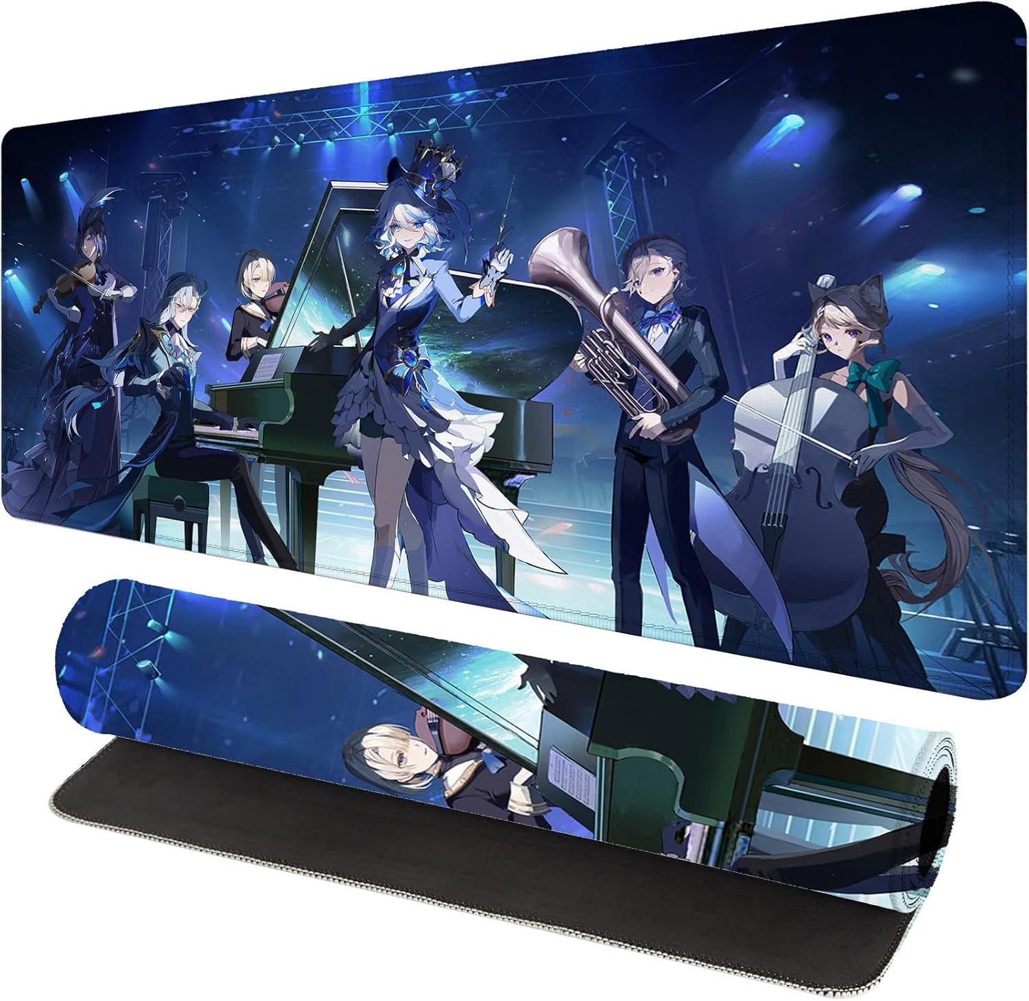 Amazon.com: Mouse Pad Gaming Furina Desk Mat XXL Cute Girl Easy to ...