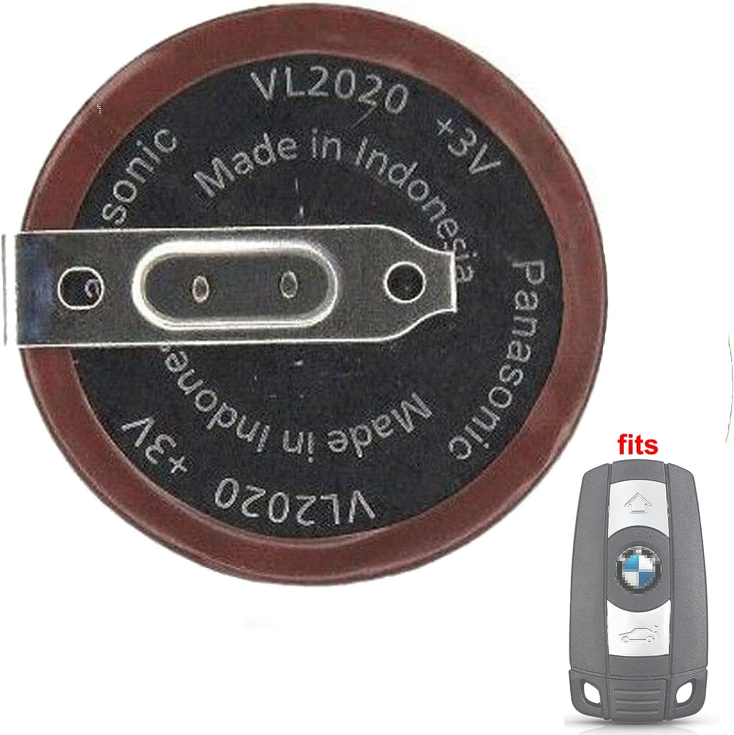 RemoteOverstock for Replacement BMW Remote Smart Key Fob Battery VL2020 ...
