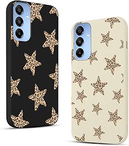 Amazon.com: Jumkook 2 Packs Stars Pattern Phone Case for Samsung Galaxy A15 5G 6,5", Cute ...