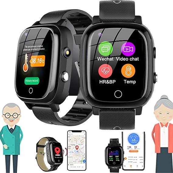 Hanging GPS Fall Detection Smart Watch Fall Alert Devices for Elderly ...