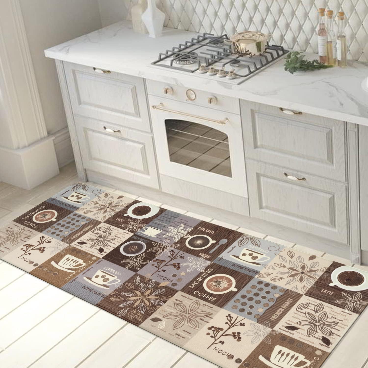 Amazon.com: Achim Home Furnishings Anti Fatigue Mat 18x30 - Coffee ...