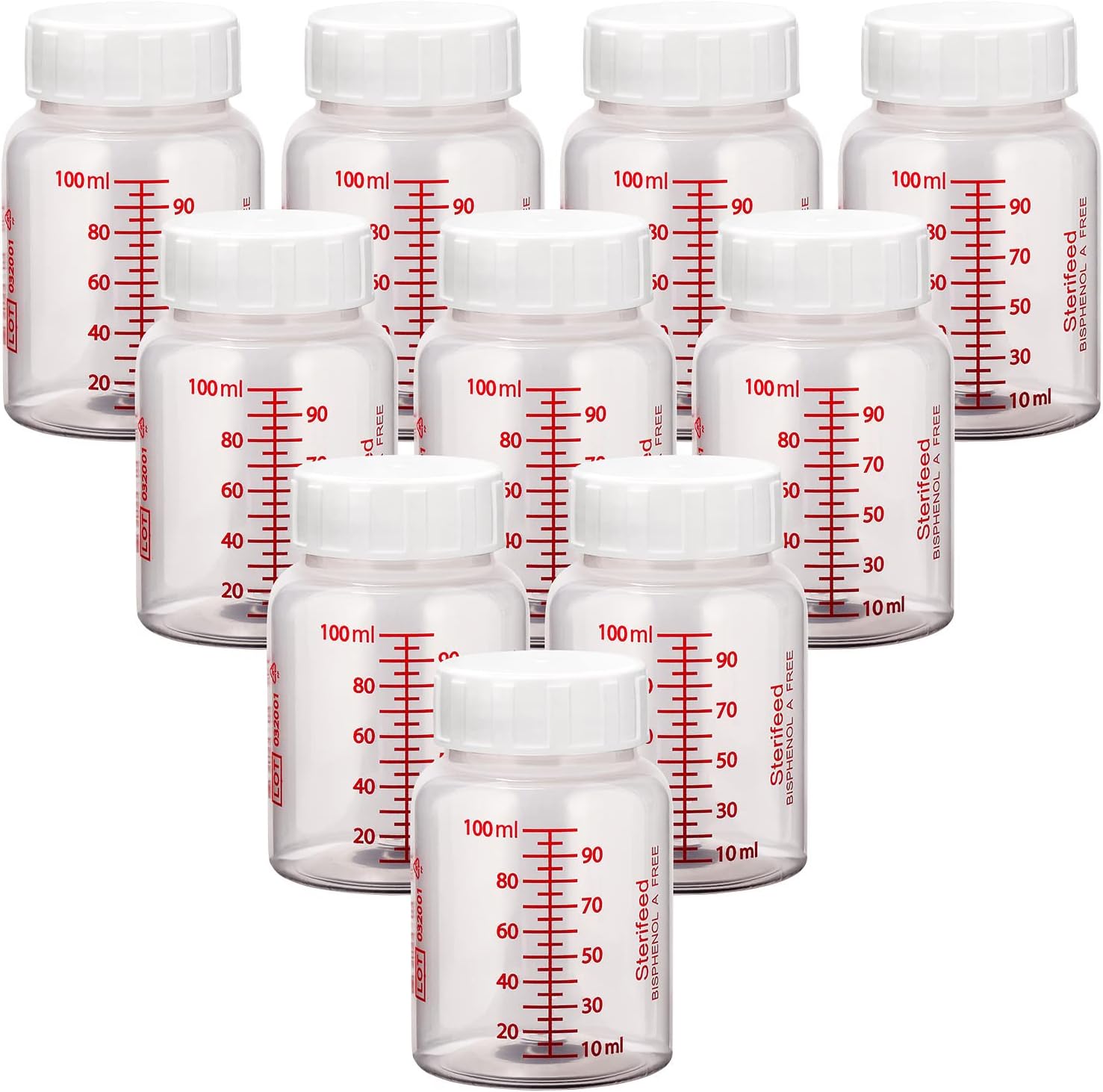Sterifeed Baby Bottle, Reusable, Sterile, 100ml, Pack of 10 : Amazon.co ...